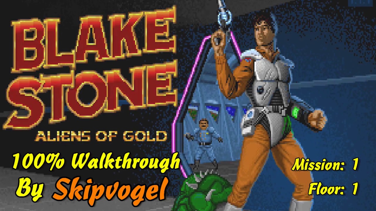 Blake Stone - 100% walkthrough - mission 1, floor 01 - YouTube