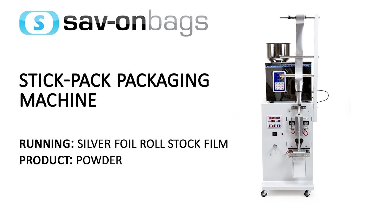 Automatic Stick-Pack Packaging Machine - YouTube