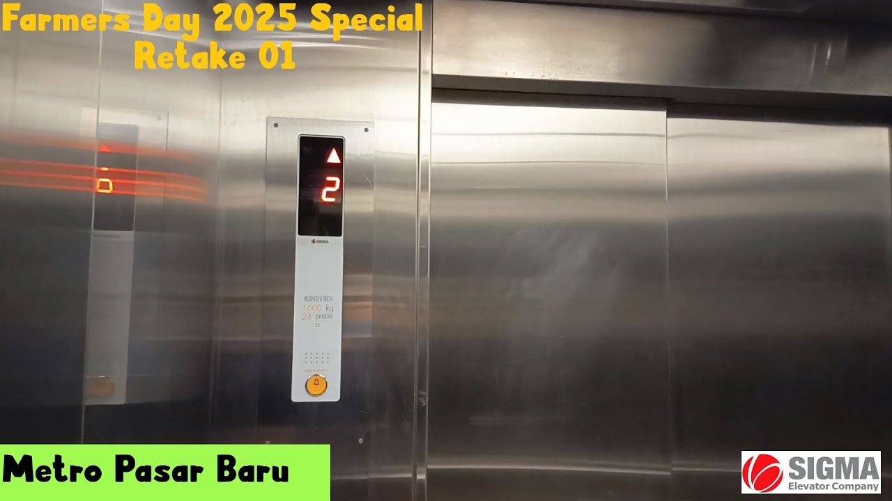 (R01) Metro Pasar Baru, Jakarta: Sigma Di2 Frassenger Elevator/Lift ...
