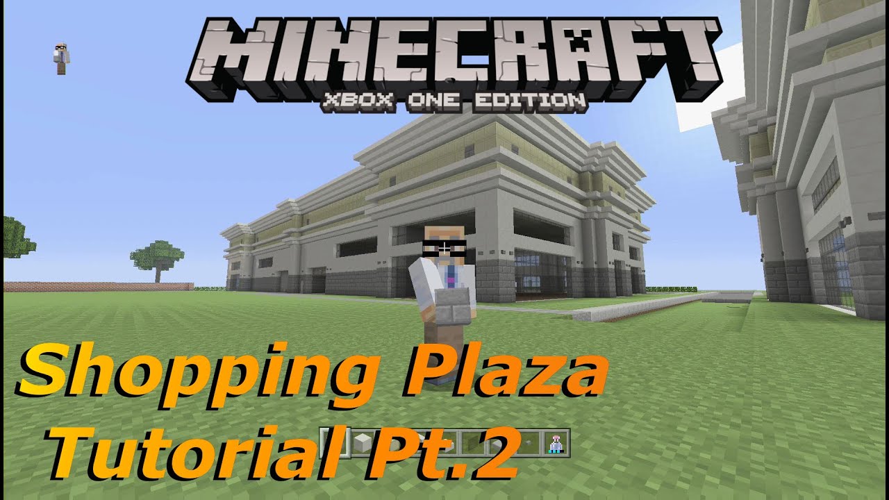 Minecraft Shopping Plaza Tutorial Pt.2 - YouTube