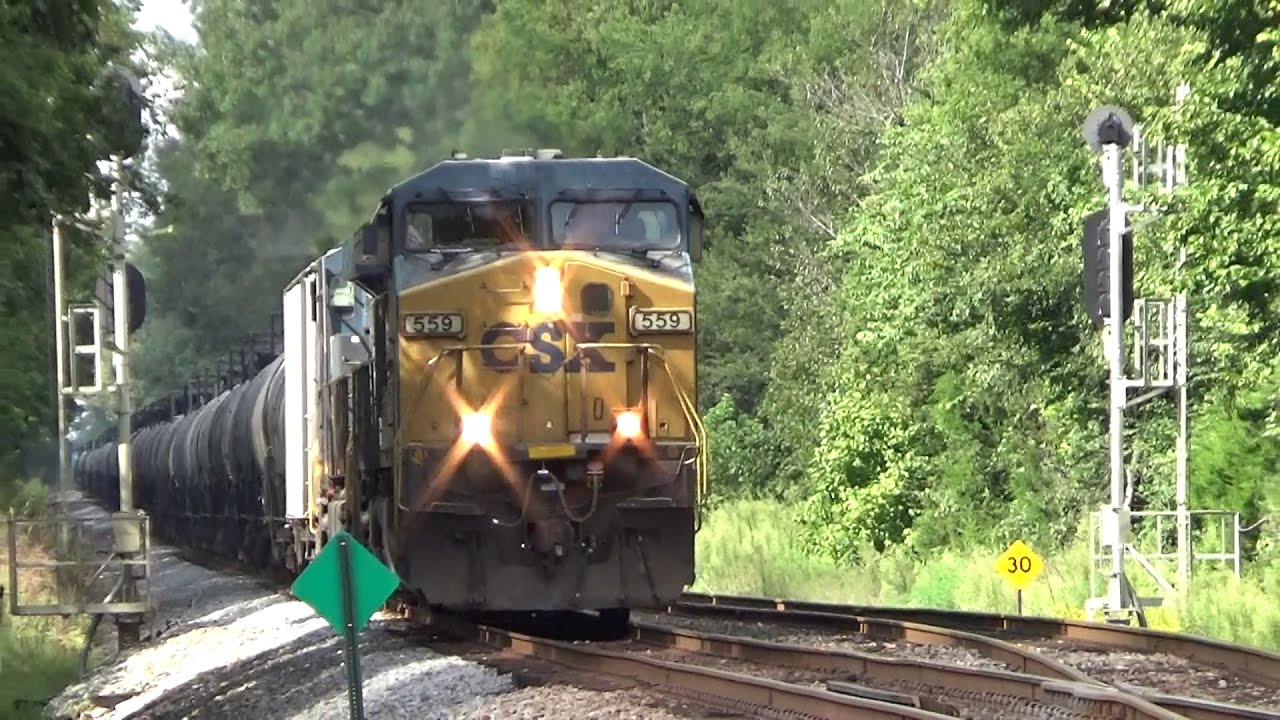 RS3K! CSX AC44CW 559 Leads Loaded Ethanol K403-17 on 8/22/20 (SC) - YouTube