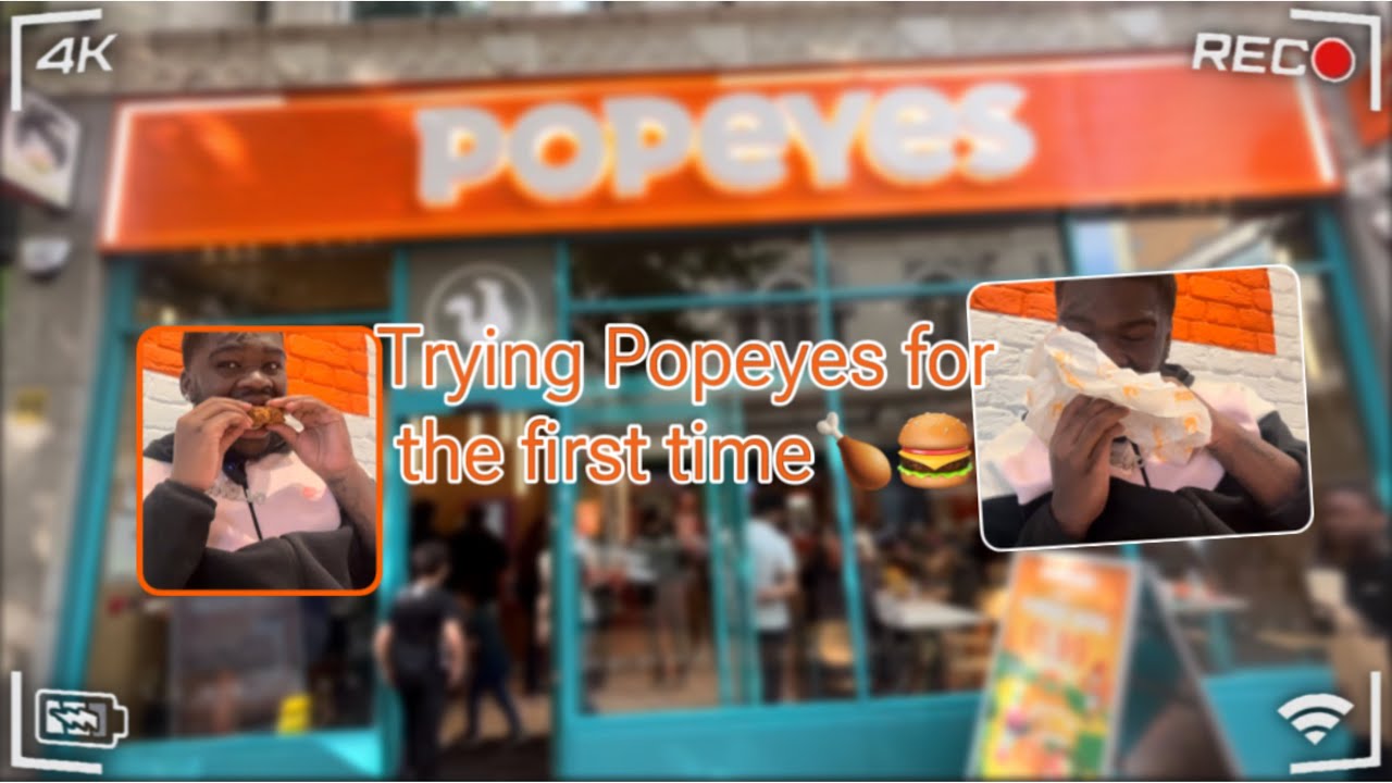 Trying Popeyes for the first time vlog pt5(better than kfc)🍔🍗 - YouTube