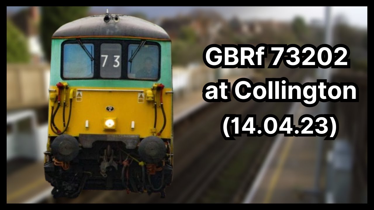 Southern liveried 73202 passes Collington with its first run with GBRf ...
