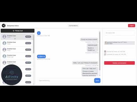 Botpress inbox - Chat directly with your customer with bot !!! - YouTube