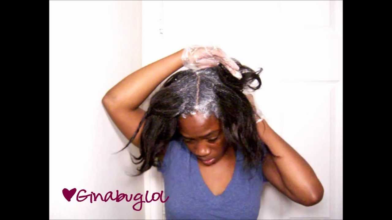 How To Apply Relaxer | Relaxer Routine - YouTube