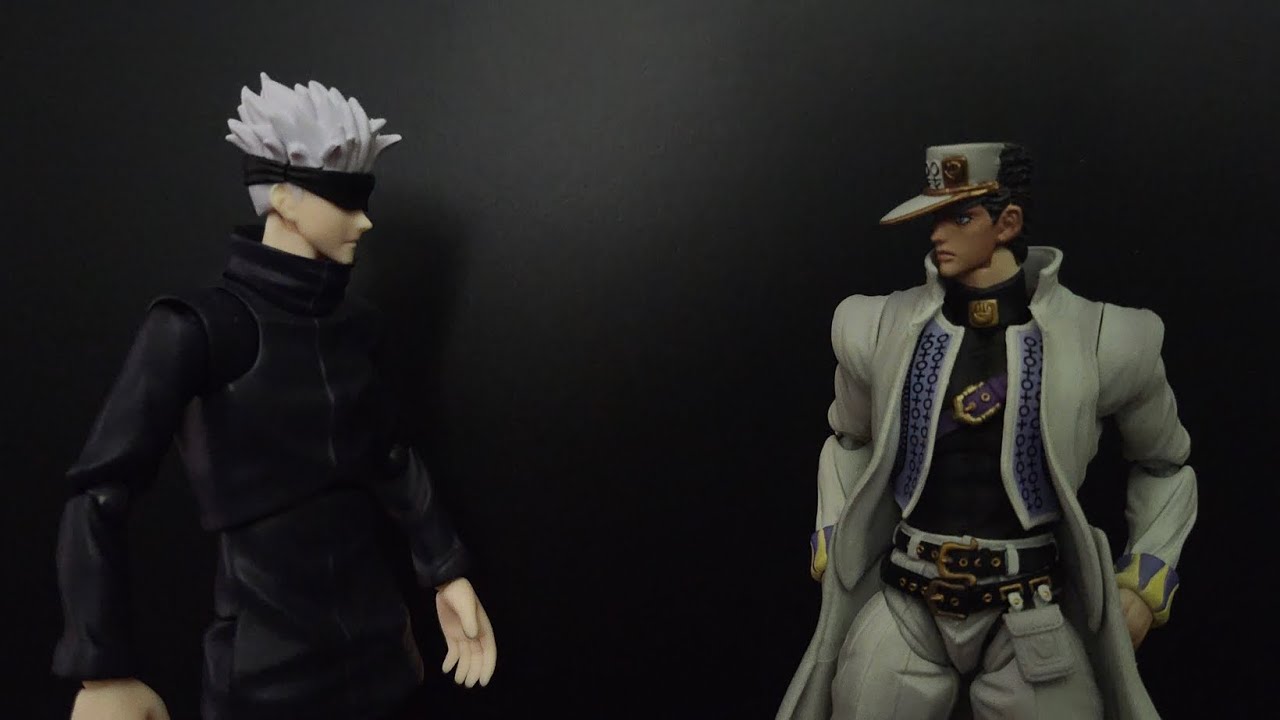 Jotaro vs Gojo [STOP MOTION ANIMATION] - YouTube