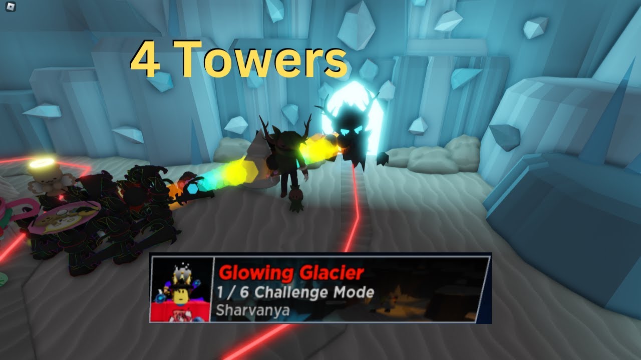 Glowing Glacier Hard Solo Tower Heroes - YouTube