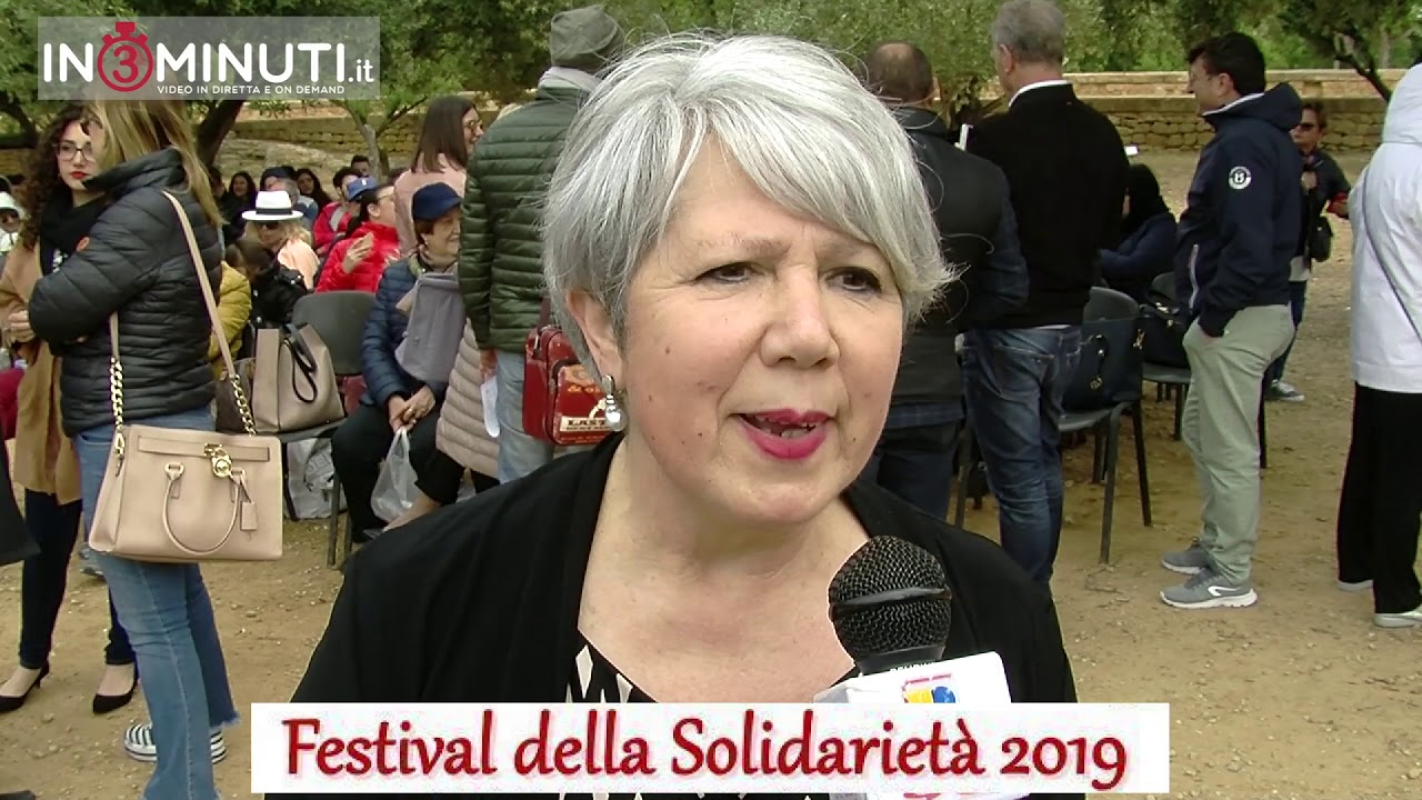 Festival della solidarietà 2019, Angela Parisi, presidente ass ...