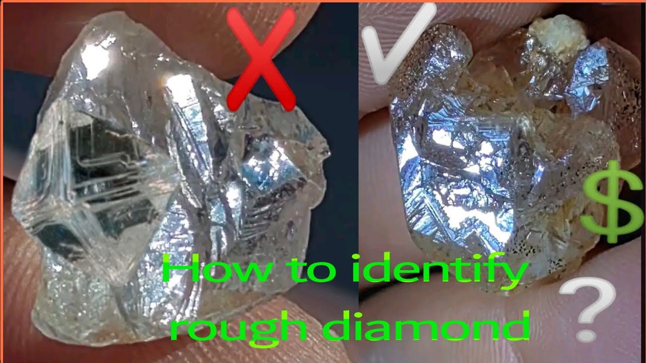 how to identify diamond stone at home - YouTube