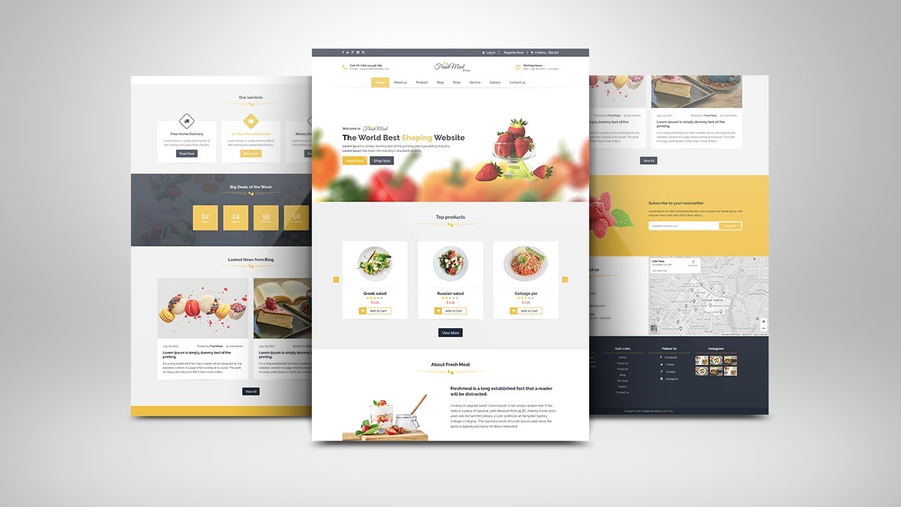 How To Create A Responsive Website Using Html And Css Step By Step In Hindi In 2020