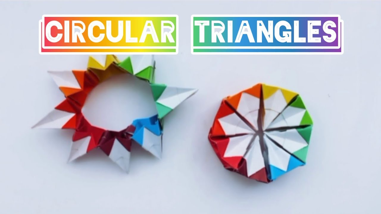 Origami infinity ring triangles :: The boundless art and creativity of ...