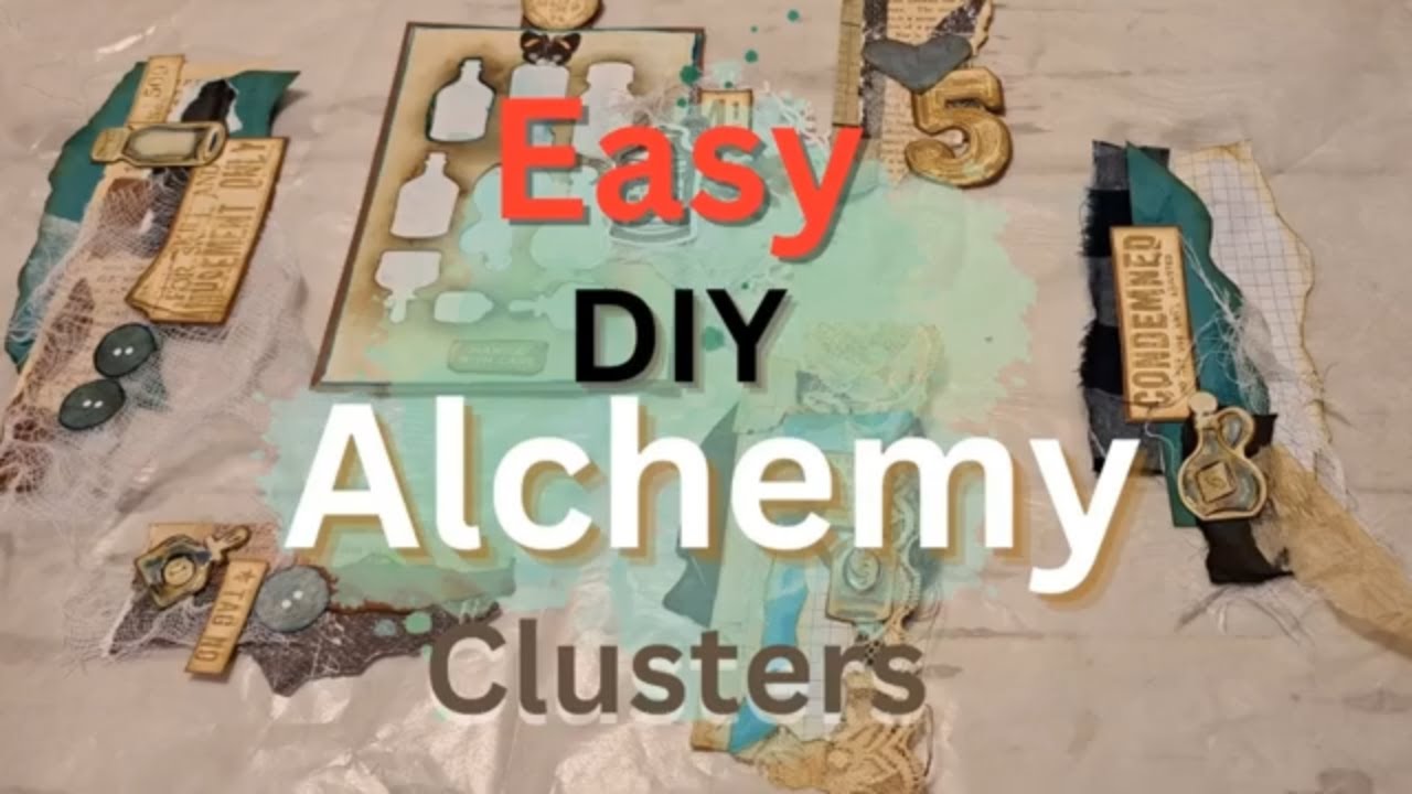 Easy DIY Alchemy Clusters #diy #art - YouTube