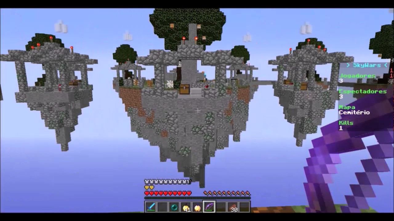 Minecraft: SKY WARS - HACK LIXO!! ‹ GARDENOT › - YouTube