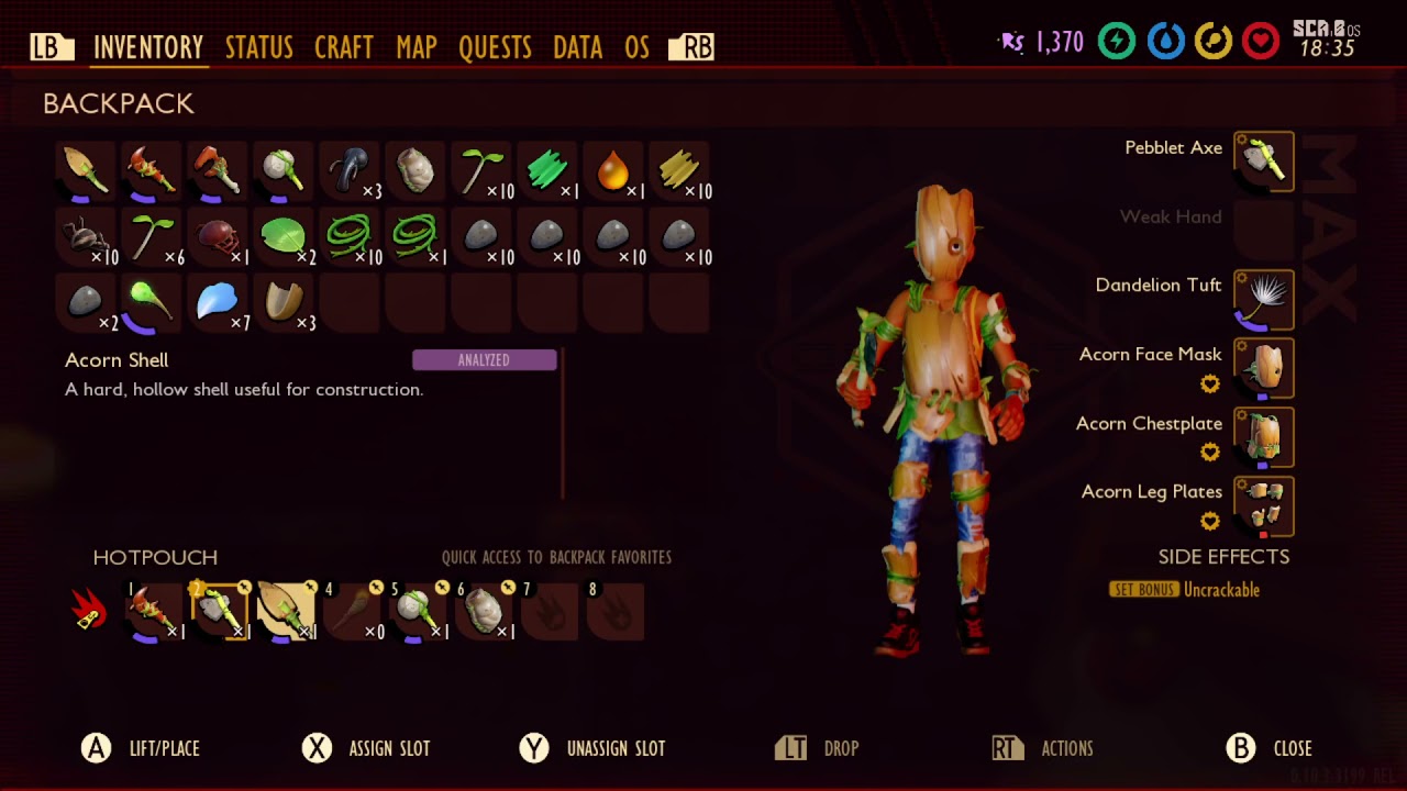 [Grounded]QA Bootcamp Shorts: Equipment Covers Inventory - YouTube