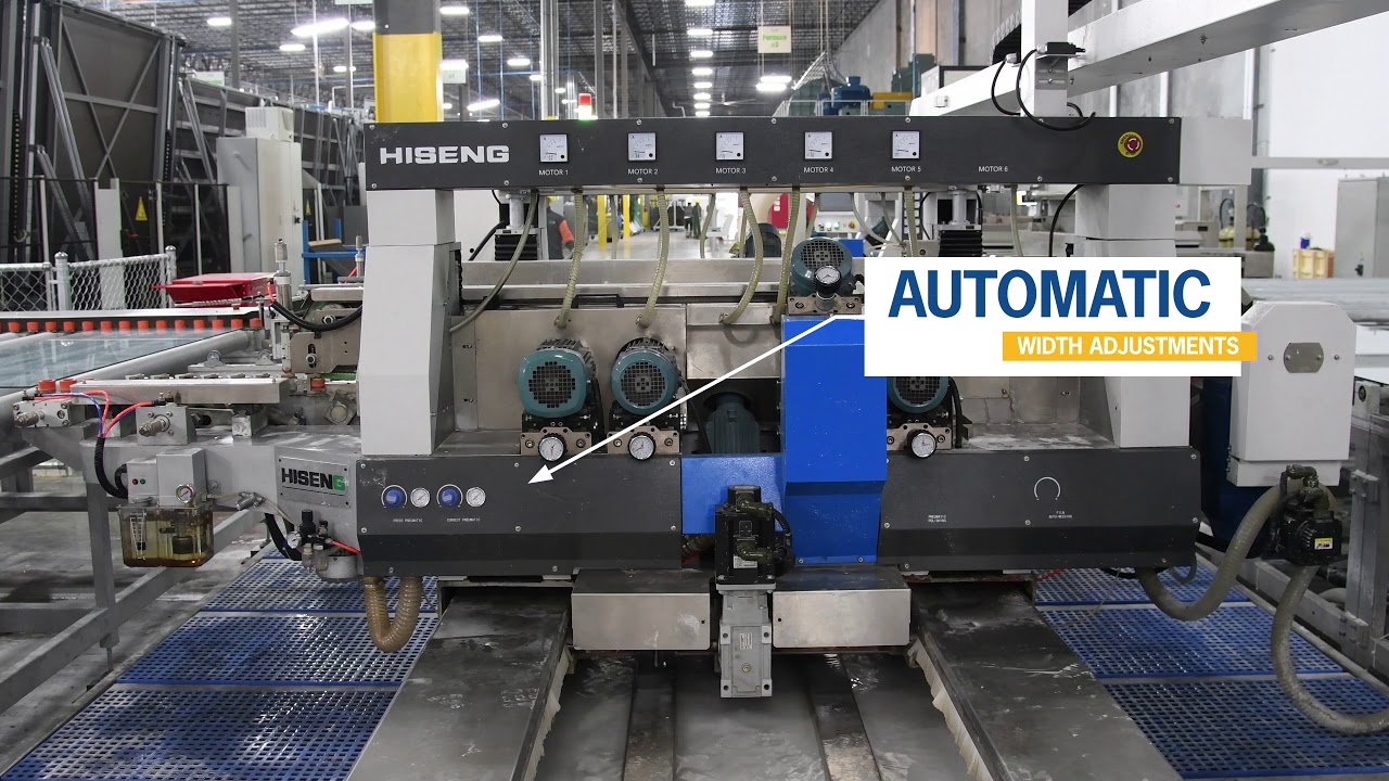 Automated Glass Double Edging Machine From HHH Equipment Resources ...