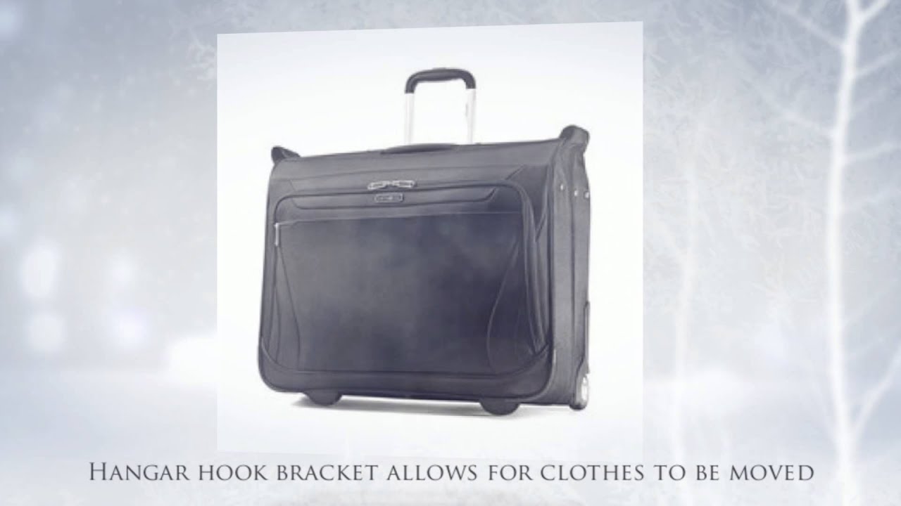Samsonite Aspire-GR8 Wheeled Garment Bag - YouTube