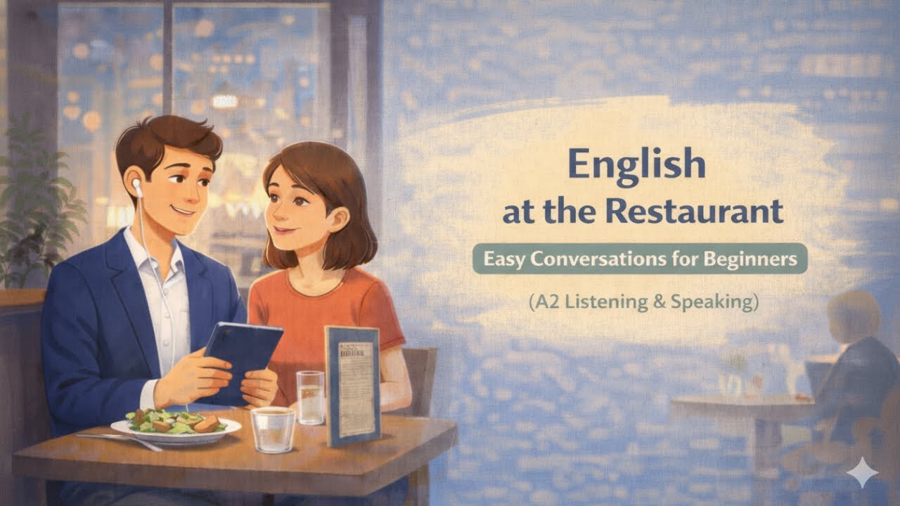 English at the Restaurant – Easy Conversations for Beginners (A2 ...