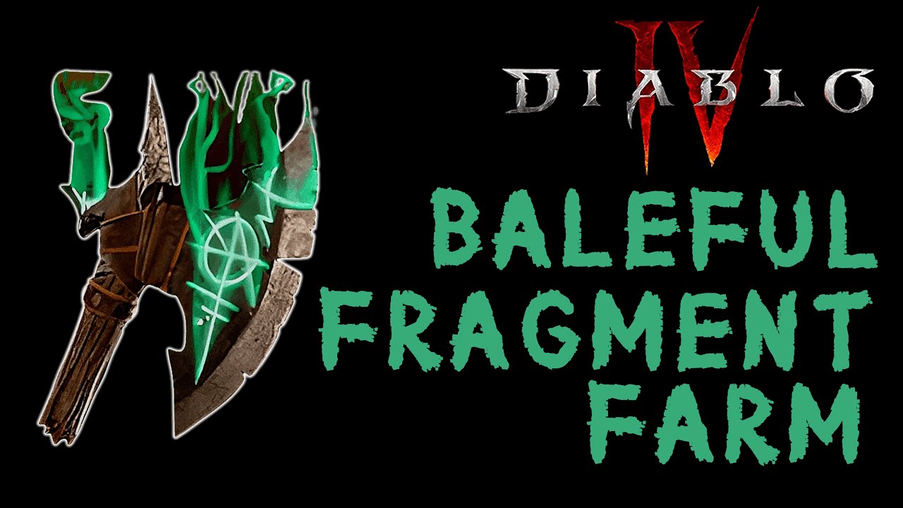 Best Way to Farm Baleful Fragments in Diablo 4 - YouTube