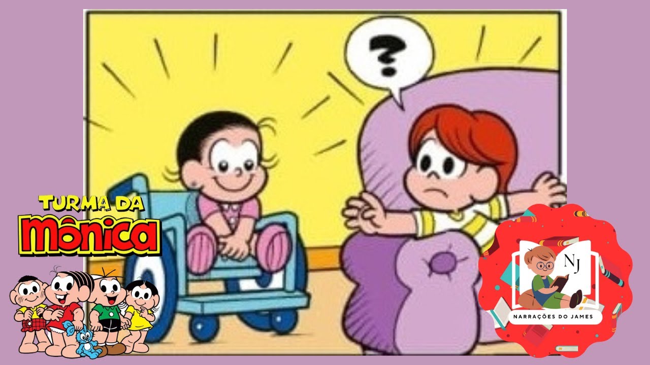 CEBOLINHA , LUCA E MARIA em: devolve minha cadeira | QUADRINHOS DA ...