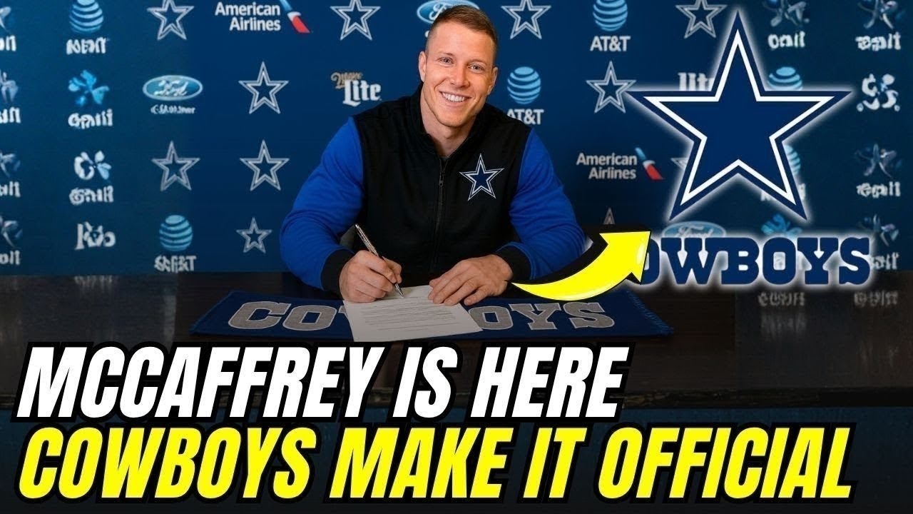 Cowboys CONFIRM arrival of Christian McCaffrey in BLOCKBUSTER! | Dallas ...