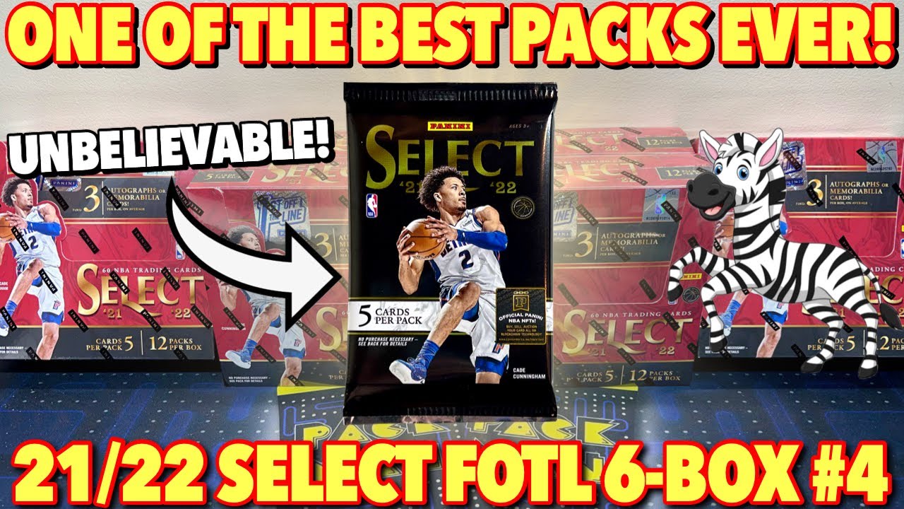 THE BEST SINGLE PACK YOU’LL EVER SEE! 🤯 | 2021-22 Panini Select ...