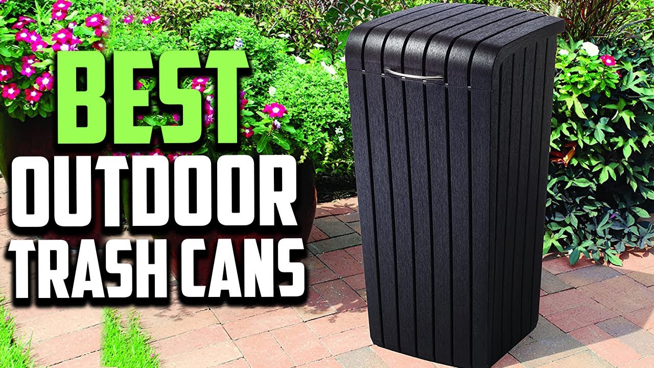 Top 10 Best Outdoor Trash Cans in 2023 Reviews - YouTube