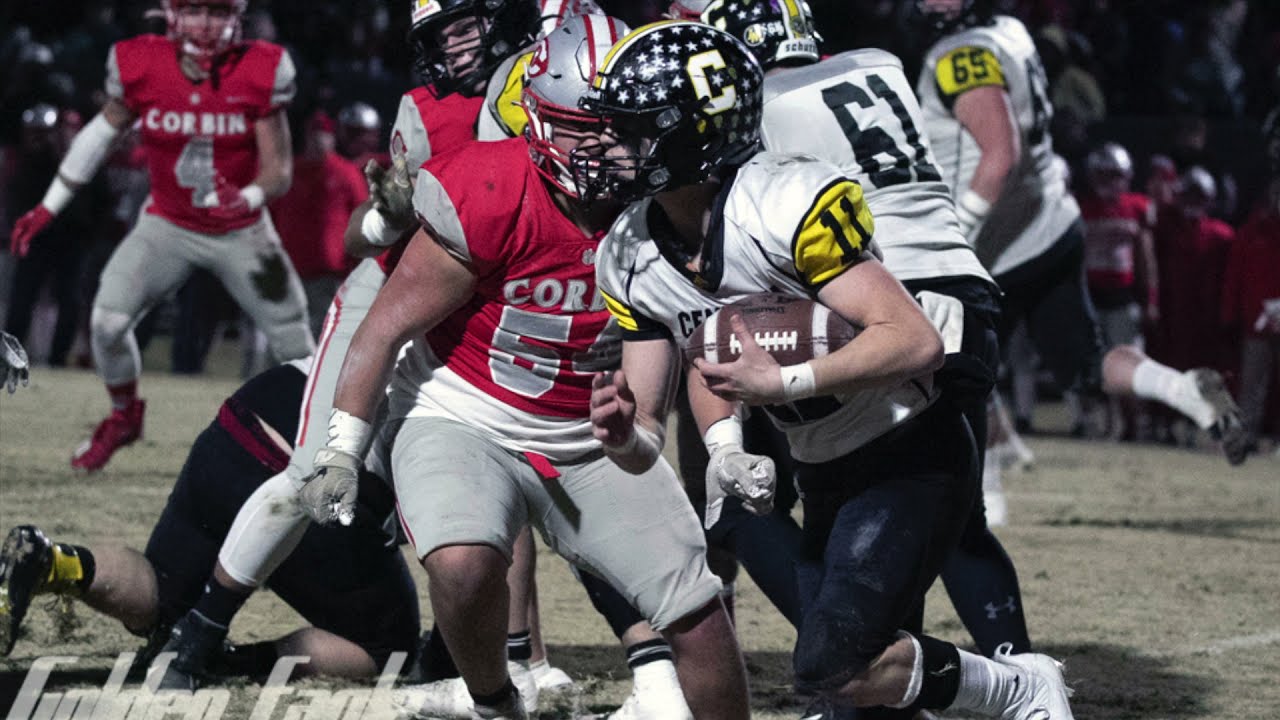 2021 KHSAA 4A Region 4 Football Championship Johnson Central at Corbin ...