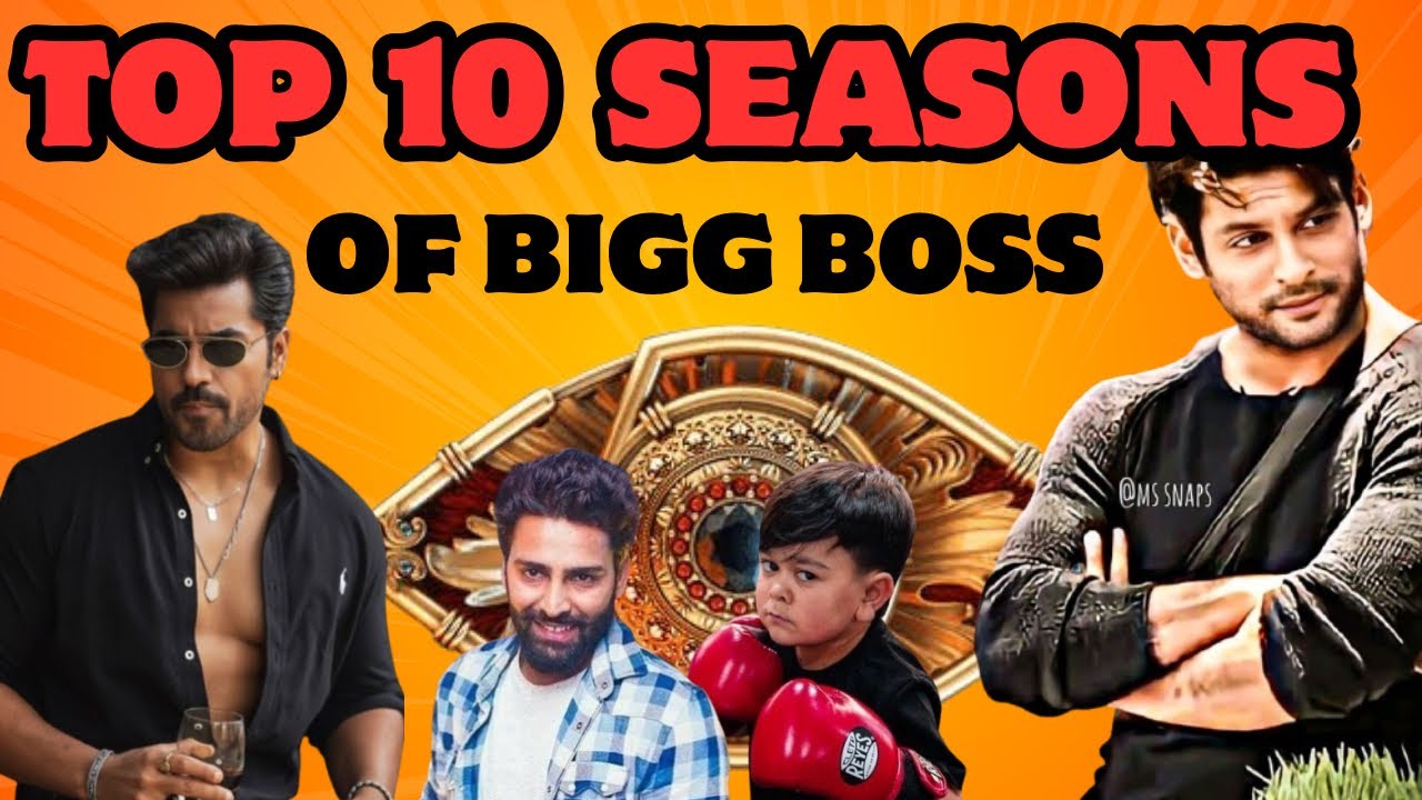 TOP 10 SEASON OF BIGG BOSS #biggboss - YouTube