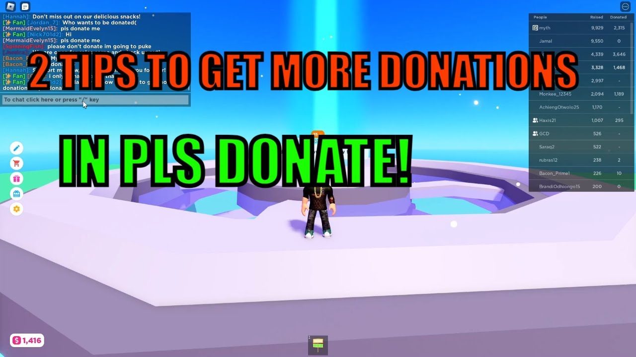 2 Tips on how to get more Robux in PLS DONATE! - YouTube