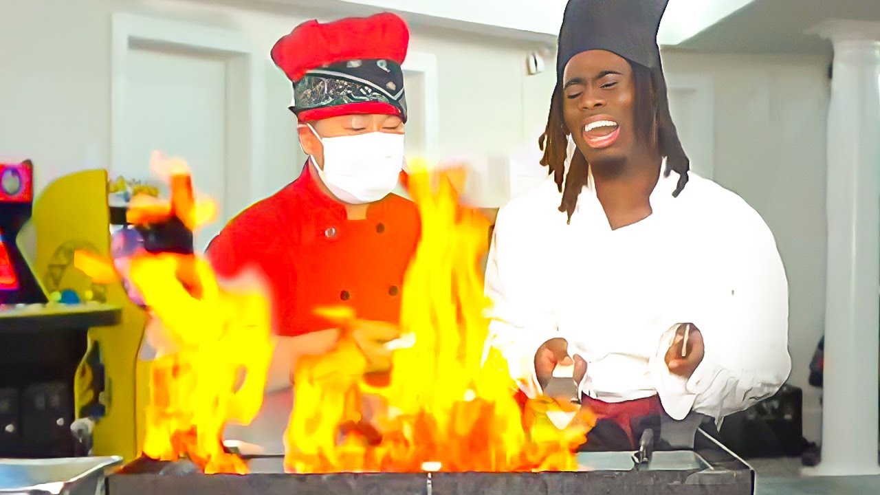 Kai Cenat Becomes A Hibachi Chef!😂 - YouTube