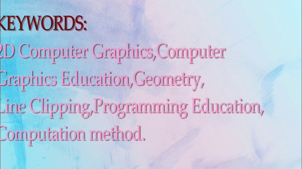 2D Line Clipping - YouTube