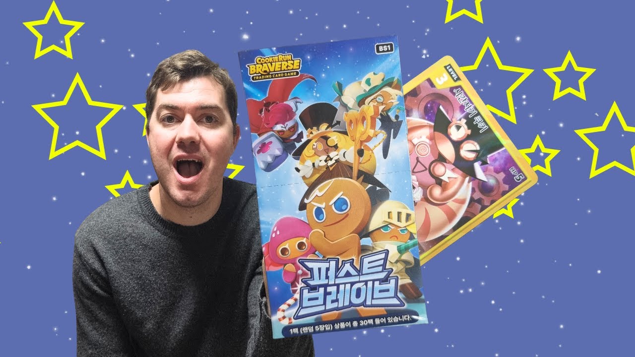 Cookie Run Kingdom braverse cards booster box opening #tcg - YouTube