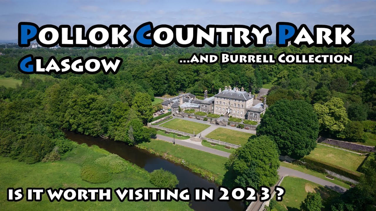 Pollok Country Park | Glasgow with reopened Burrell Collection (drone ...