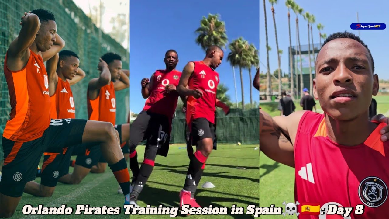 Orlando Pirates Training Session & Vibes In Spain☠️🇪🇸: Day 8 - YouTube