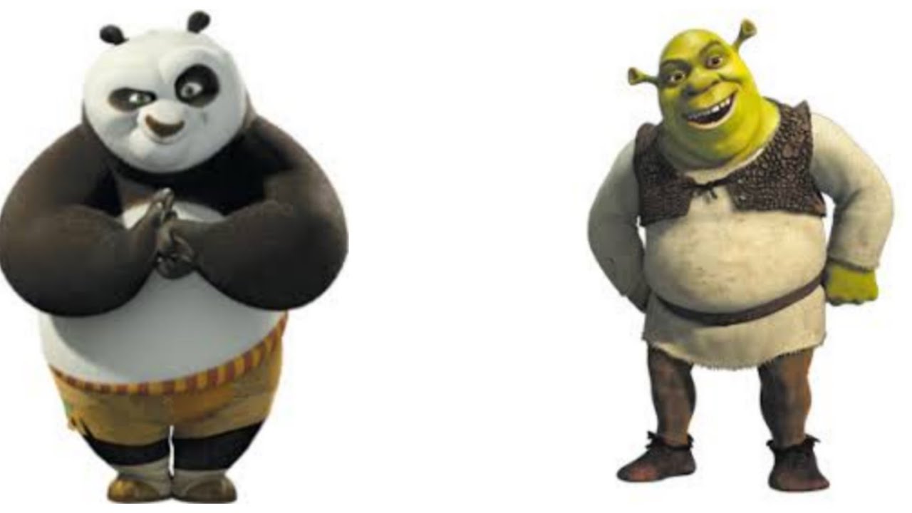 Po vs Shrek - YouTube