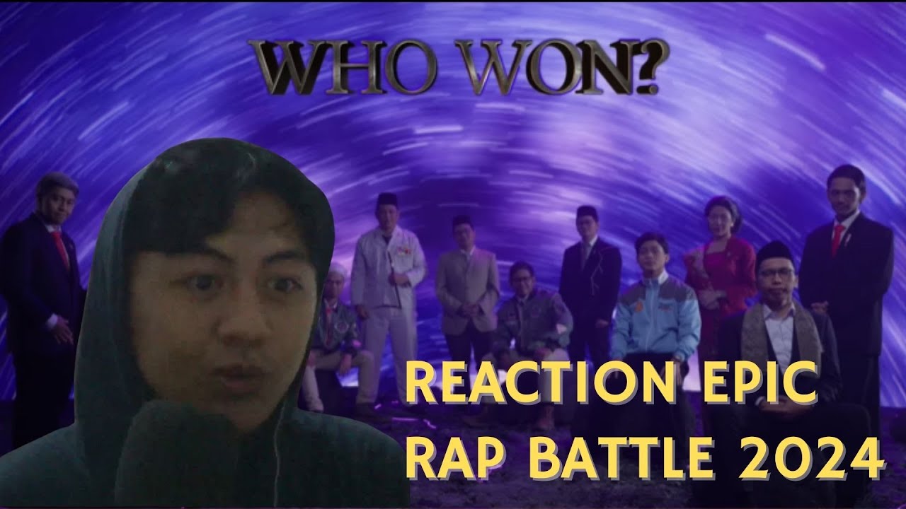 Reaction EPIC RAP BATTLE OF PRESIDENCY 2024 - Gilaa inimahh, bener ...
