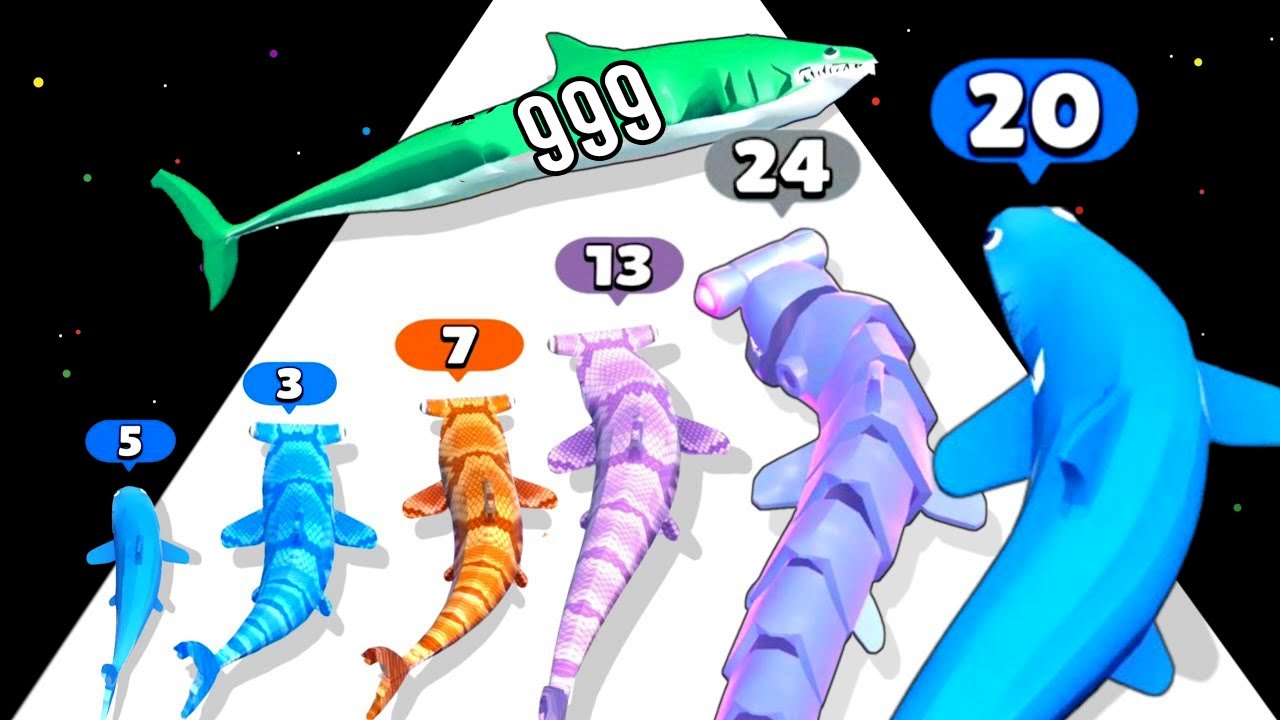 SHARK RUN Insect Evolution 3D Runner - All Level Satisfying Mobile ...