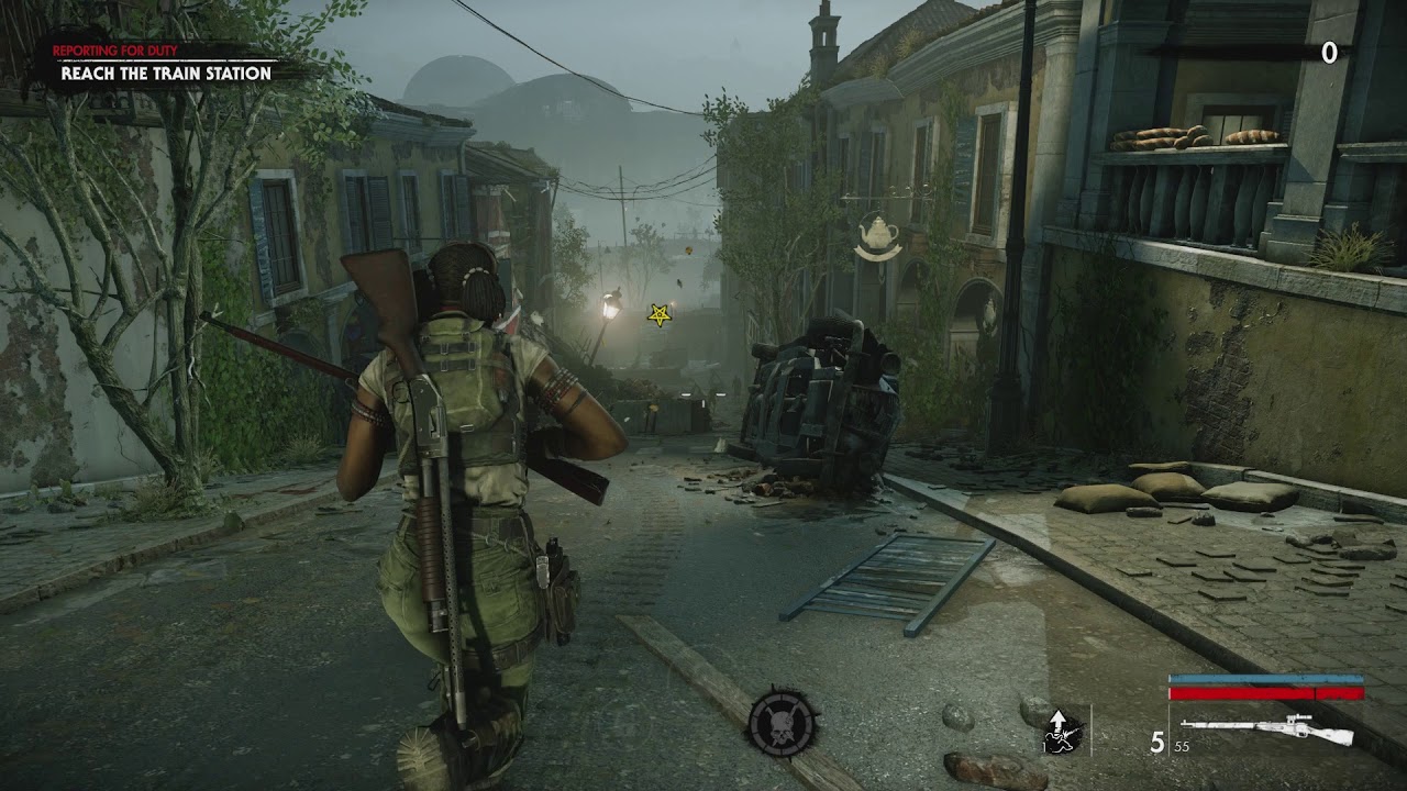 Zombie Army 4 - 1. Reporting In 1/3: Shooting Tutorial: Empty Lung X ...