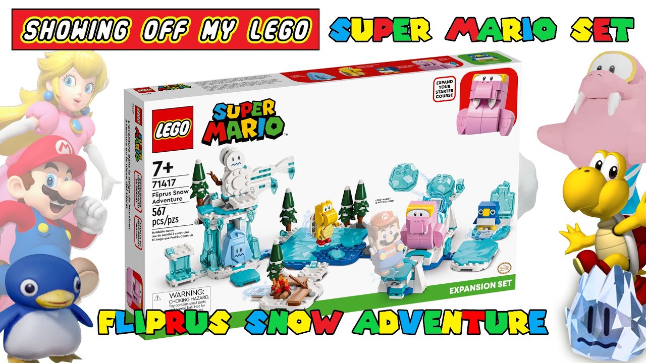 Showing off my LEGO Super Mario set - S6/E2: Fliprus Snow Adventure ...
