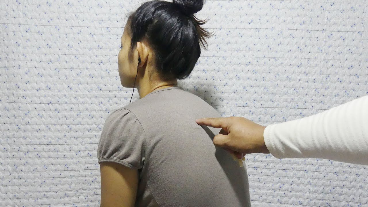 ASMR Back Tickling, Scratching, Tracing for Relaxation & sleep ( no ...