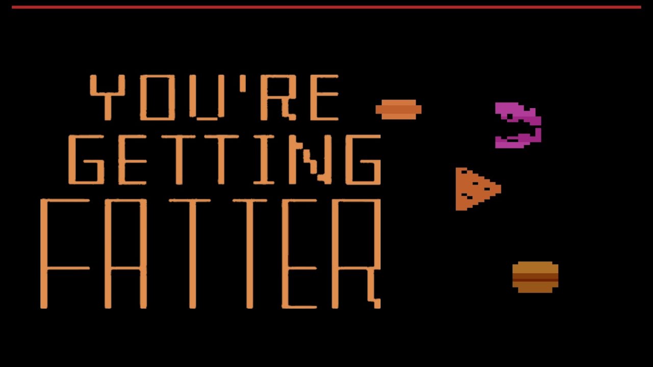 Fast Food Gameplay Atari 2600 - YouTube