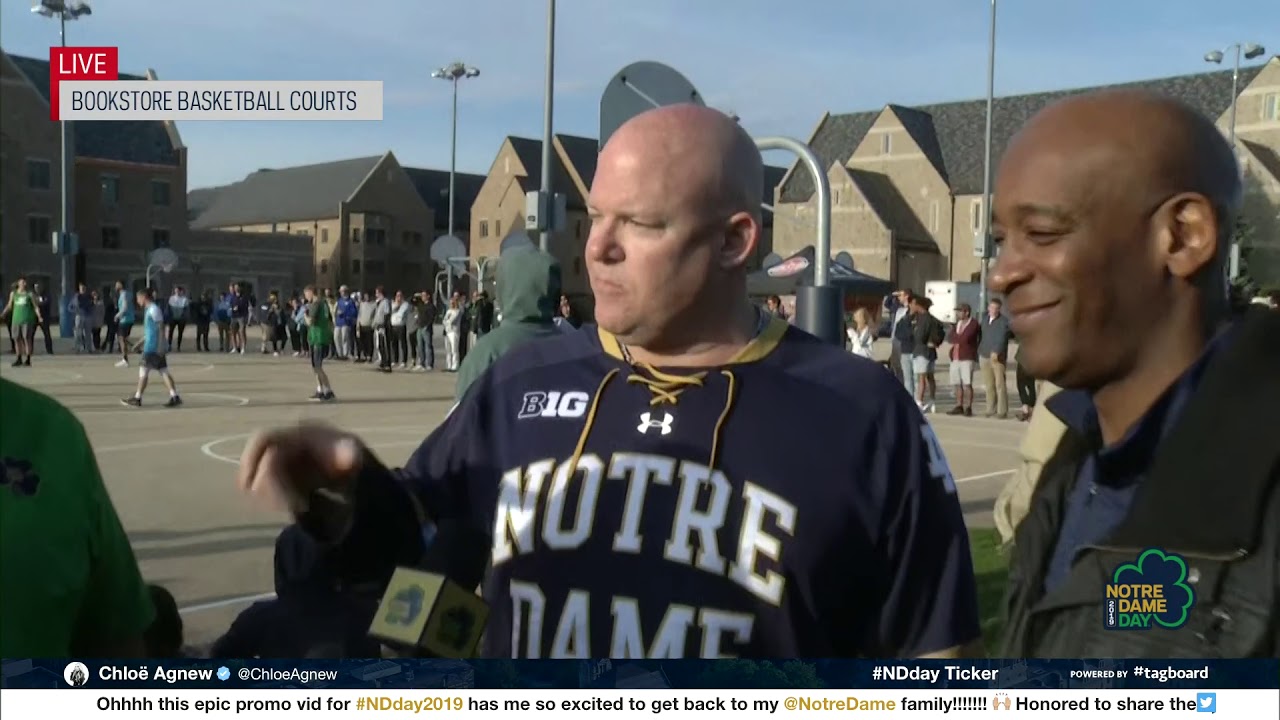 Bookstore Basketball with Chris Zorich ’91, Tony Rice ’90 & Tim Ryan ...