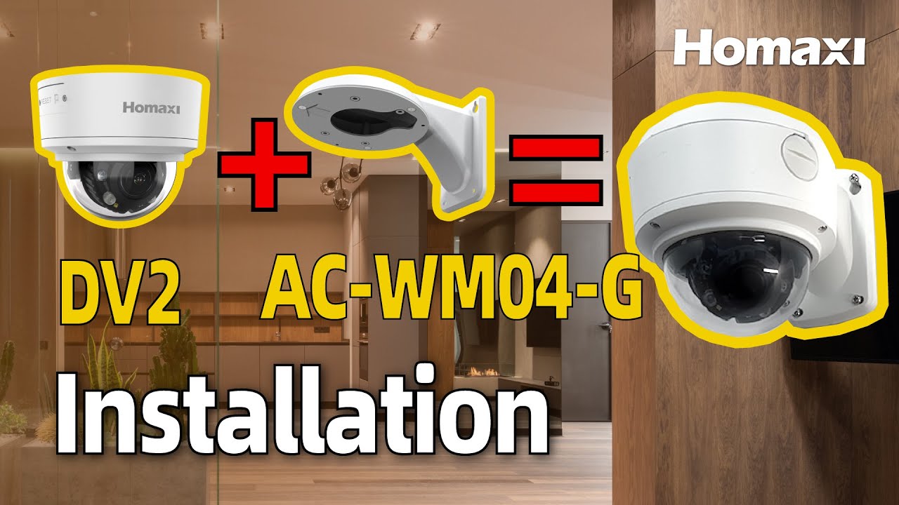 How to install Homaxi camera housings to the mounting bracket (DV2, AC ...