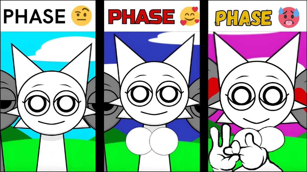 All Phases of WENDA in New SUS Incredibox Sprunki : From Phase 1 to ...