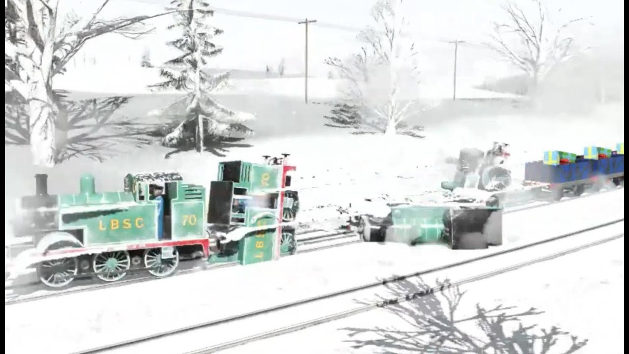 TRAINZ RAILROAD SIMULATOR - THOMAS TAB GREEN SNOW GONE WRONG THE ...
