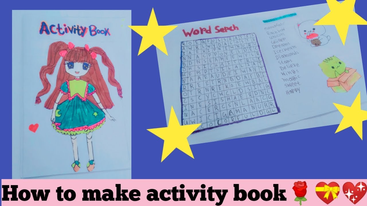 How To Make Activity Book DIY Game Book Fariha s Art And Craft how-to-make-activity-book-diy-game-book-fariha-s-art-and-craft