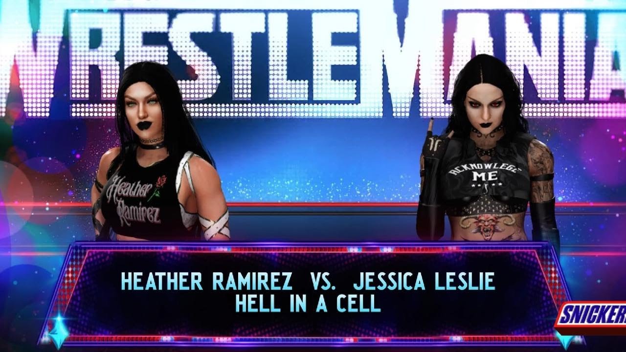 WWE 2K25 Heather Ramirez Vs Jessica Leslie (Hell in a Cell) - YouTube