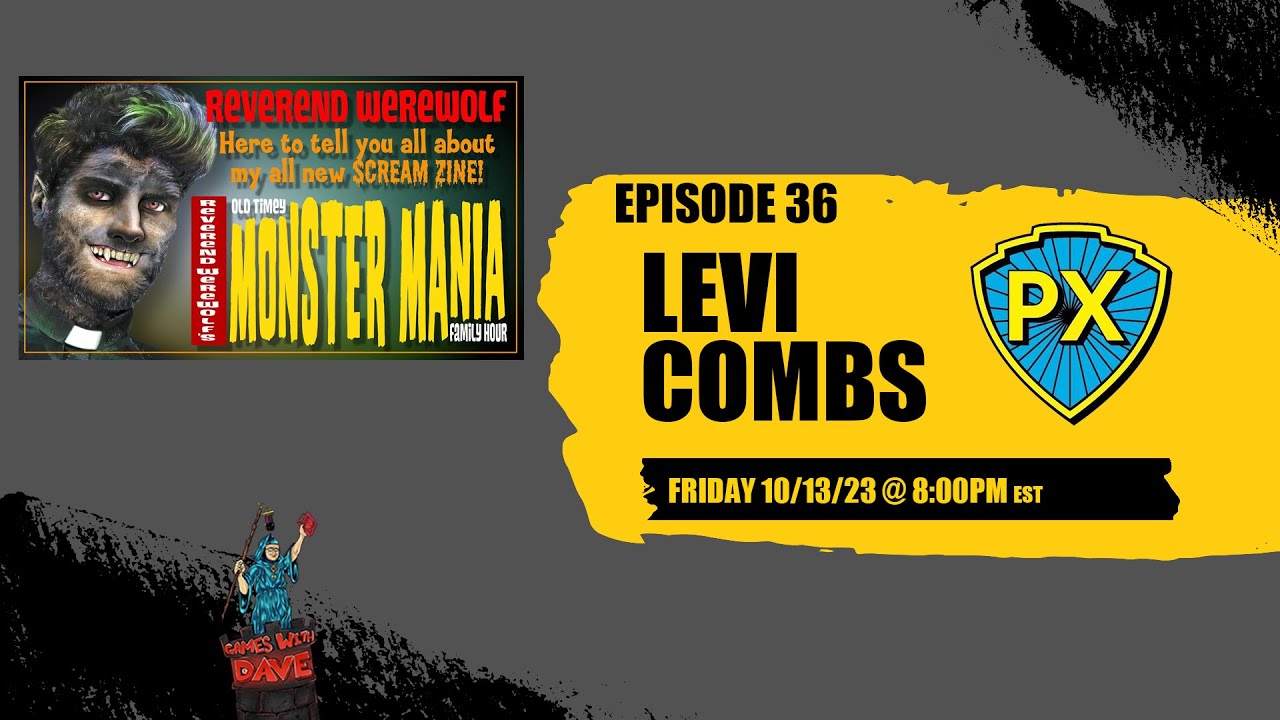 Monsters EVERYWHERE!!! Ep. 36: Levi Combs | Planet X Games - YouTube