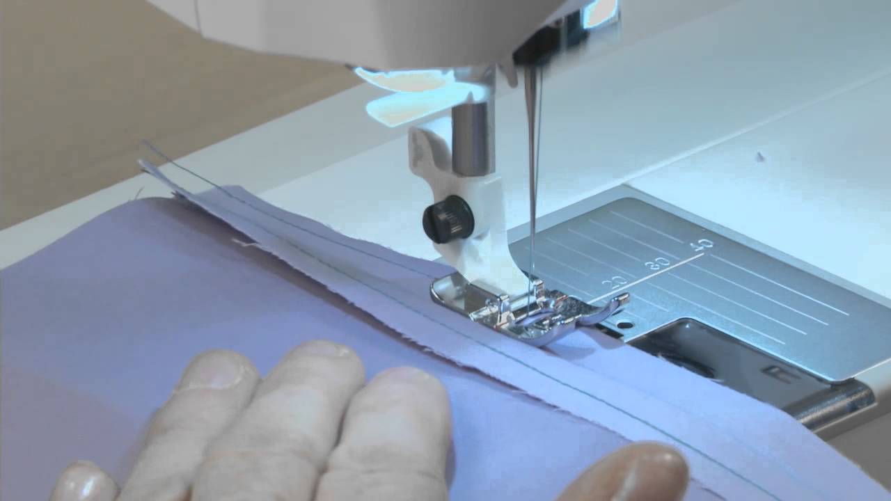 Sew Single-Fold Finished Seams - YouTube