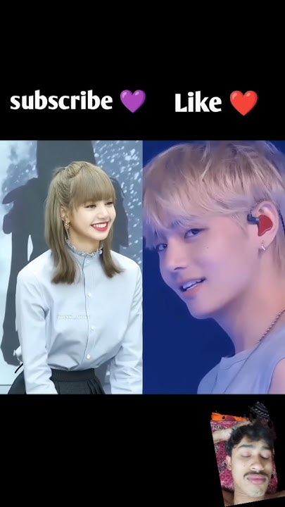 Bts V and Lisa same eye wink 😉 🤫🤗 || Laxmi edit || #bts #taelice #lisa #taehyung #blackpink ...